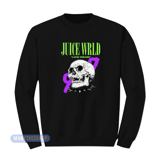 Juice Wrld Lucid Dreams 999 Skull Sweatshirt - Manyteesshop