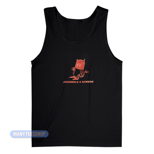 Juice Wrld x Ransom Devil Tank Top - Manyteesshop.com