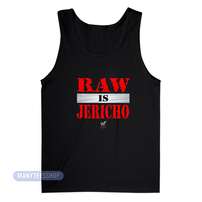Chris Jericho Raw Is Jericho Logo Tank Top - Manyteesshop.com