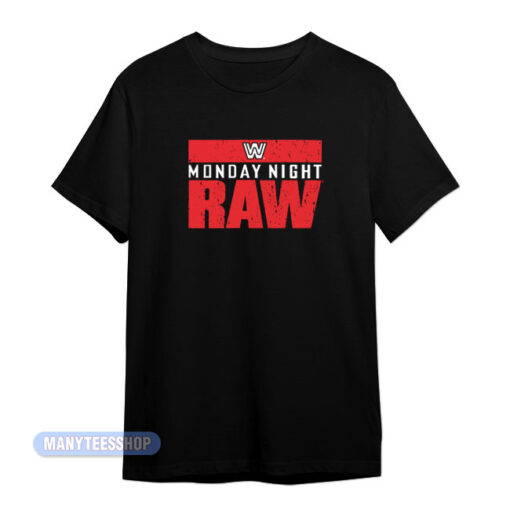 Monday Night Raw Logo T-Shirt - Manyteesshop.com