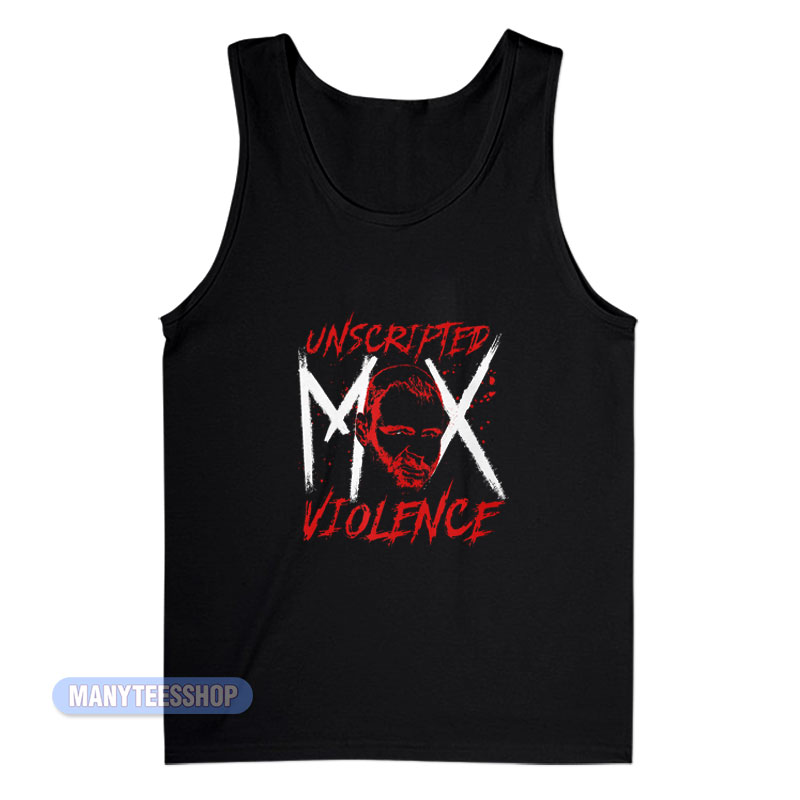 Jon Moxley Mox Face Unscripted Violence Tank Top
