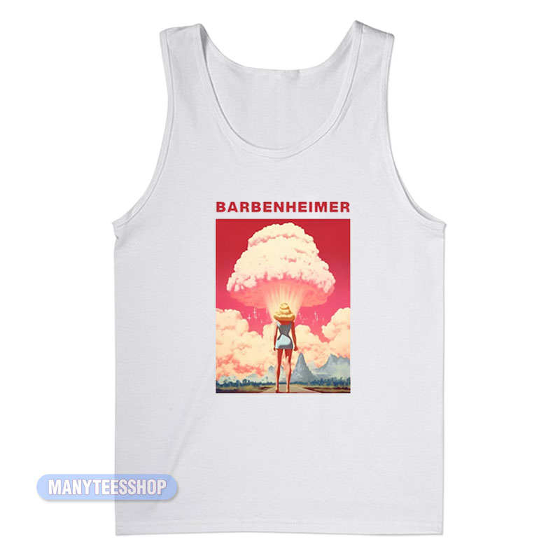 Barbenheimer Barbie Oppenheimer Tank Top Make Custom T Shirt No Minimum