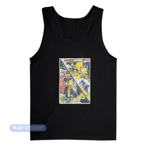 Bart Simpson Don’t Drink Pepsi Tank Top - Manyteesshop.com