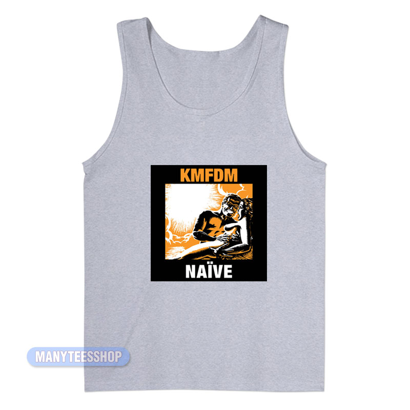 KMFDM Naive Album Cover Tank Top - Make Custom T-Shirt No Minimum