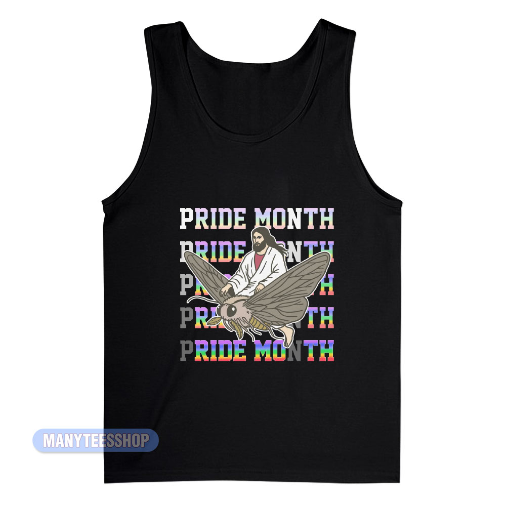 Pride Month Ride Moth Tank Top - Manyteesshop.com