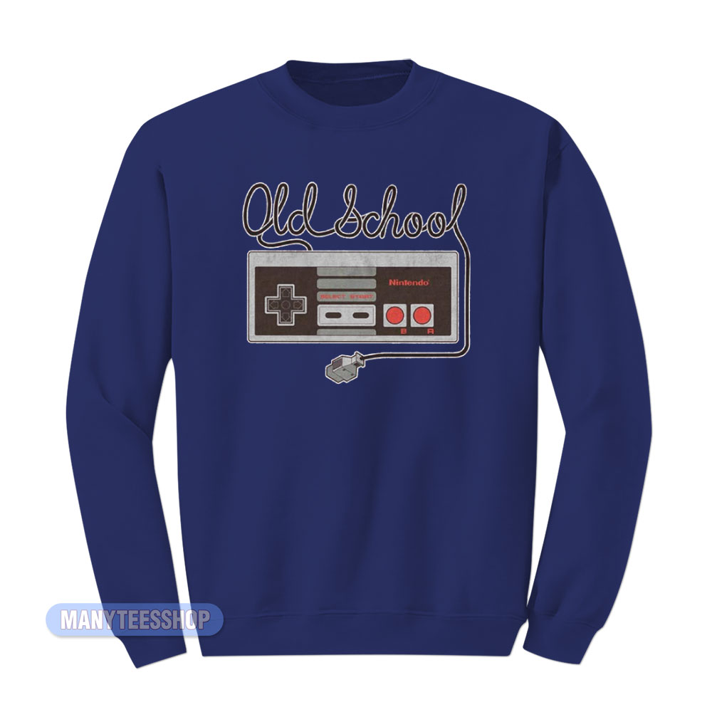 Nintendo Old School Video Game Controller Sweatshirt